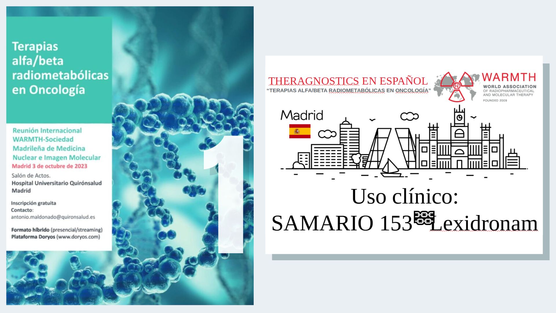 Uso clínico: SAMARIO 153 Lexidronam, parte 1 : Doryos